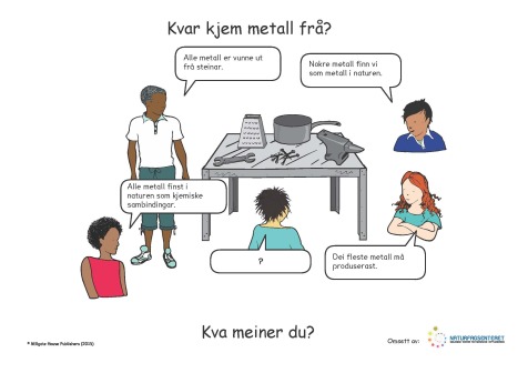 naturfag.no: Kvar kjem metall frå?